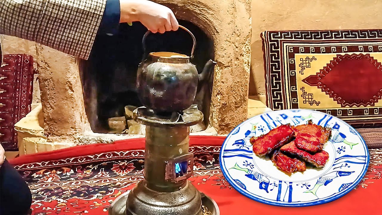 Cooking Lamb meat in the village of Iran | Rural lifestyle of Iran ...