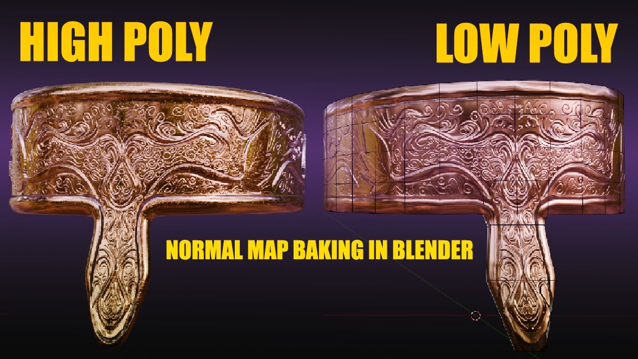 Baking Normal Maps in Blender - YouTube