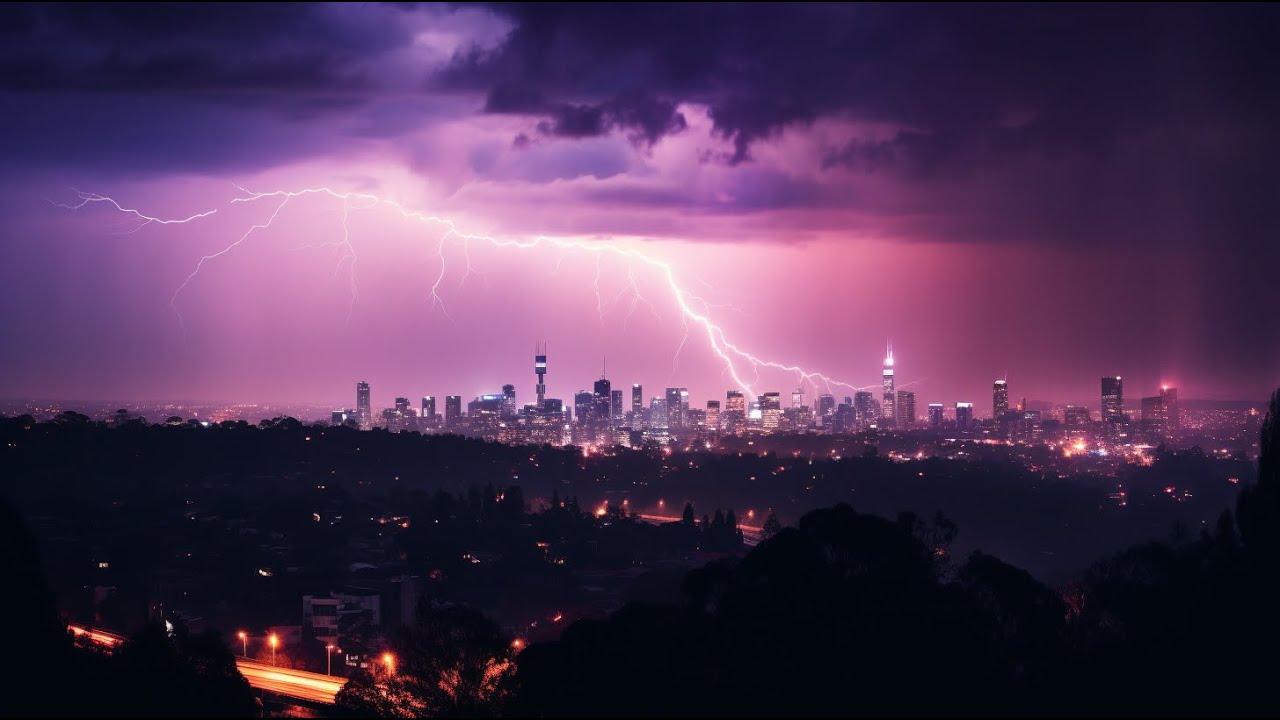 Heavy Thunderstorm Sounds | Relaxing Rain, Thunder & Lightning Ambience ...