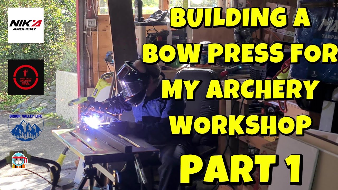 Building a DIY Bow Press for Archery Workshop| Part 1: Parts, Welding ...