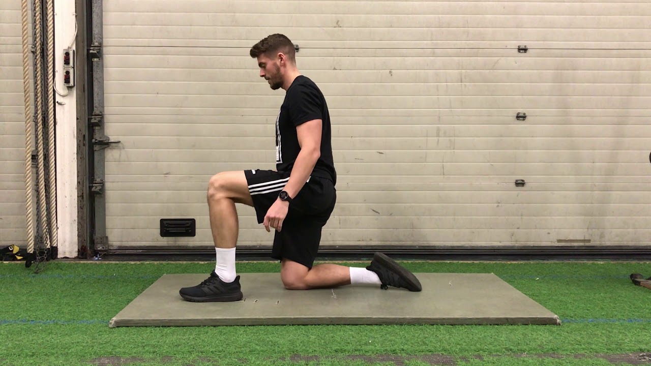 Calf Mobility - Straight Leg Pyramid Hold & 1/2 Kneeling Ankle Rocks ...