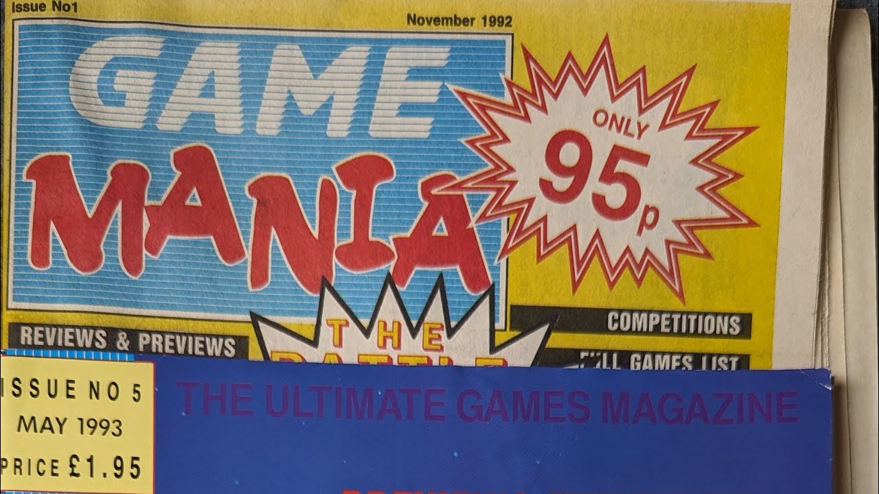 A look at Game Mania magazine from 1992/93. Hands up if you remember it ...