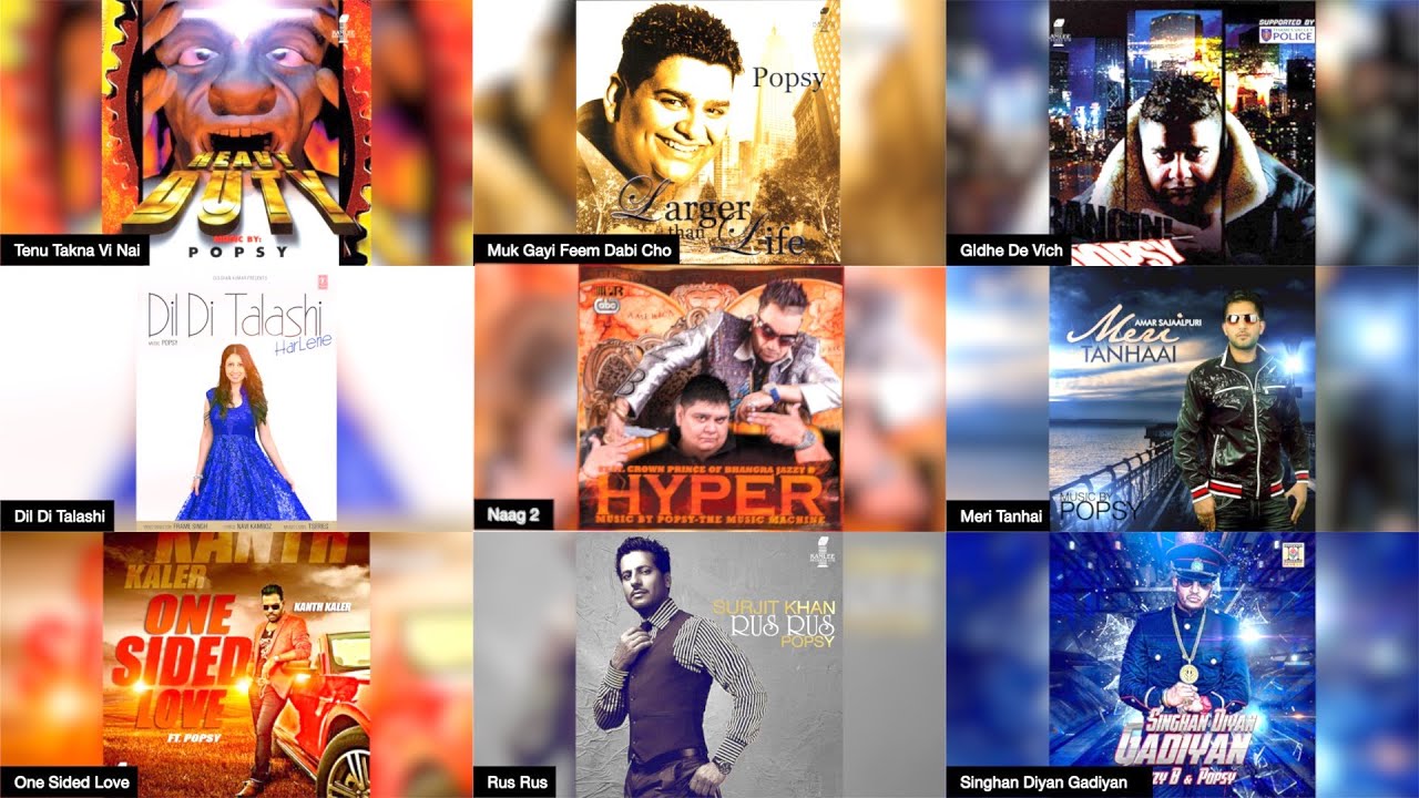 Amazing Bhangra Tracks From Popsy The Music Machine - YouTube Music