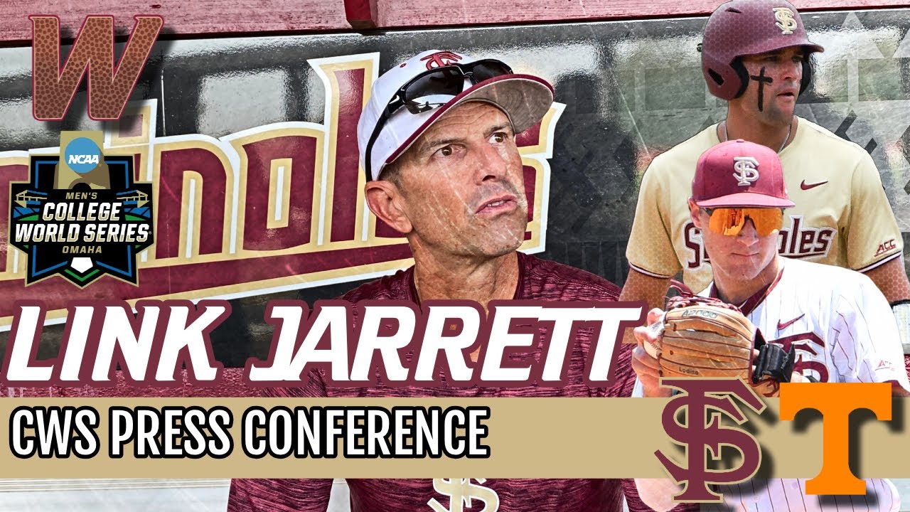 Link Jarrett in Omaha | FSU Tennessee Baseball CWS Preview | legacy of ...