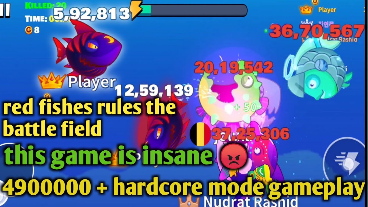 Red Fish Rules The Battle Field || This Game Is Insane || 4900000 ...