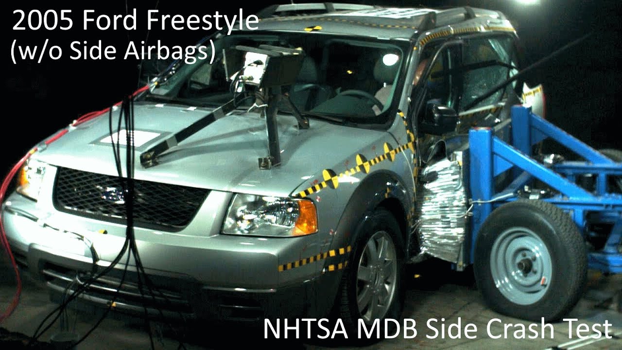 2005-2007 Ford Freestyle (w/o Side Airbags) NHTSA MDB Side Crash Test ...