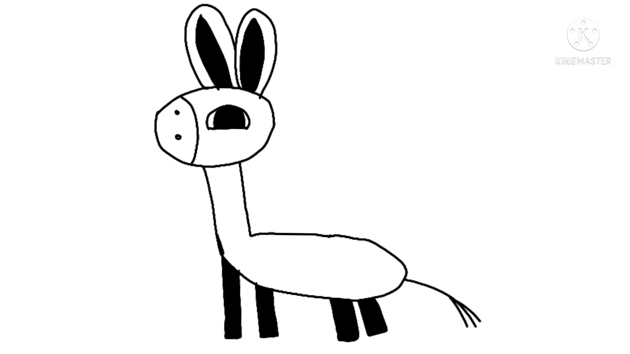 babyfirst black and white donkey 3 - YouTube
