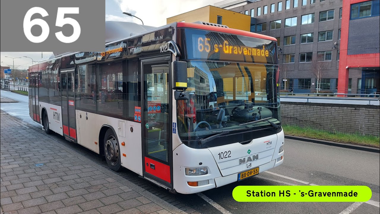 [HTM Den Haag] Trajectfilm Lijn 65 Station HS - 's-Gravenmade v.v. | 4K ...