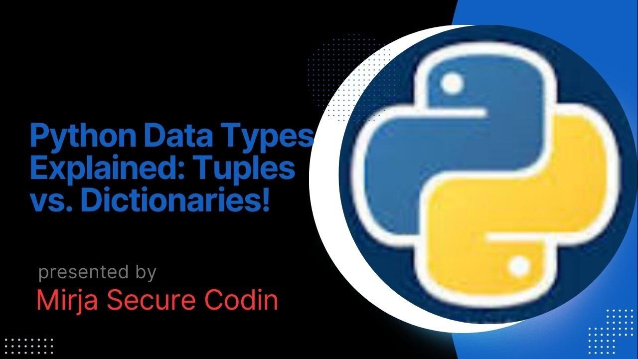 Python Data Types Explained: Tuples vs. Dictionaries! #python #data - YouTube