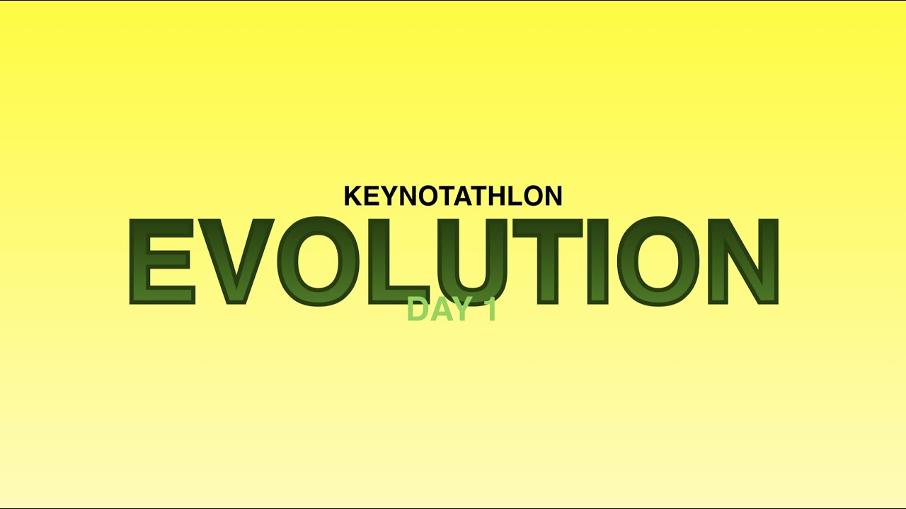 Keynotathlon Evolution - Day 1 - YouTube