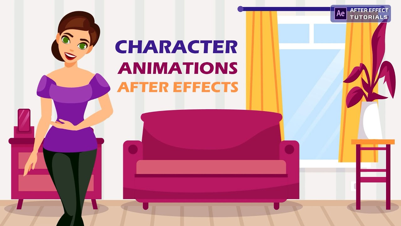 Character animation after effects tutorial | After effects character animation | Explainer video ...