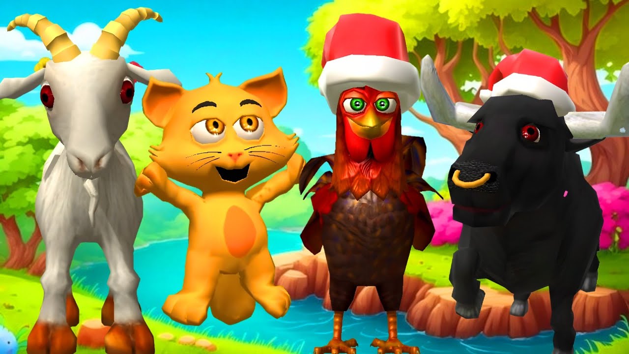 Toro Lolo y La Vaca Lola ‬- El tractor de la granja - LA GRANJA DE ...