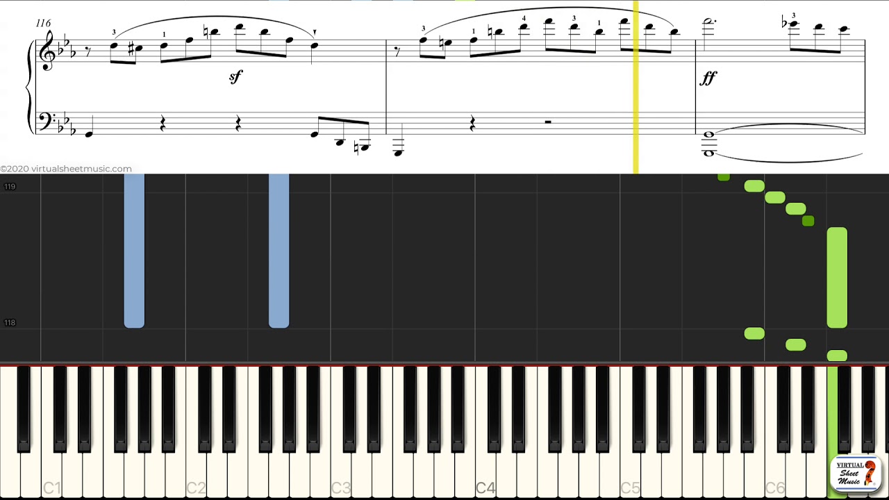 Learn Sonata Op. 13 "Pathetique" Sheet Music by Beethoven, 3rd movement ...