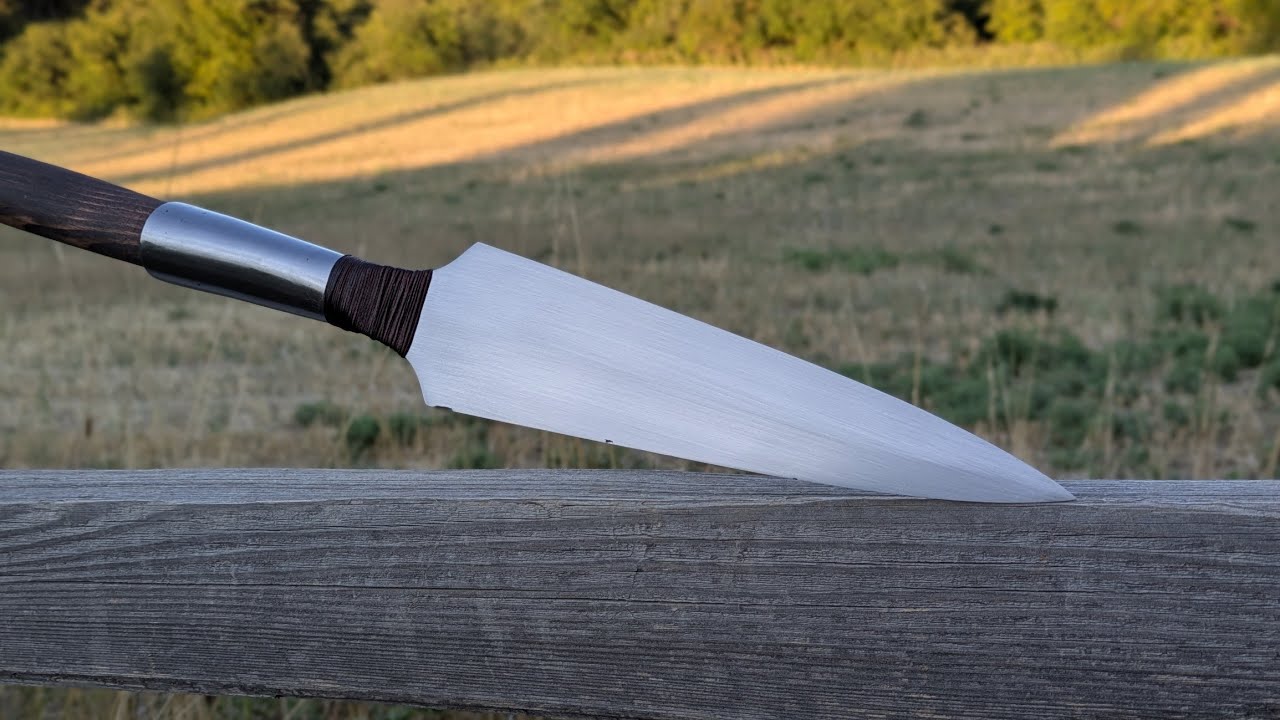 Forging A Spear From 1900s Scrap! - YouTube