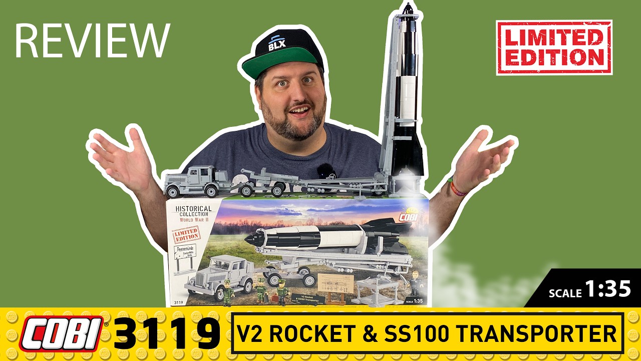 COBI V2 Rakete & SS100 HANOMAG Transporter *Limited Edition* REVIEW ...