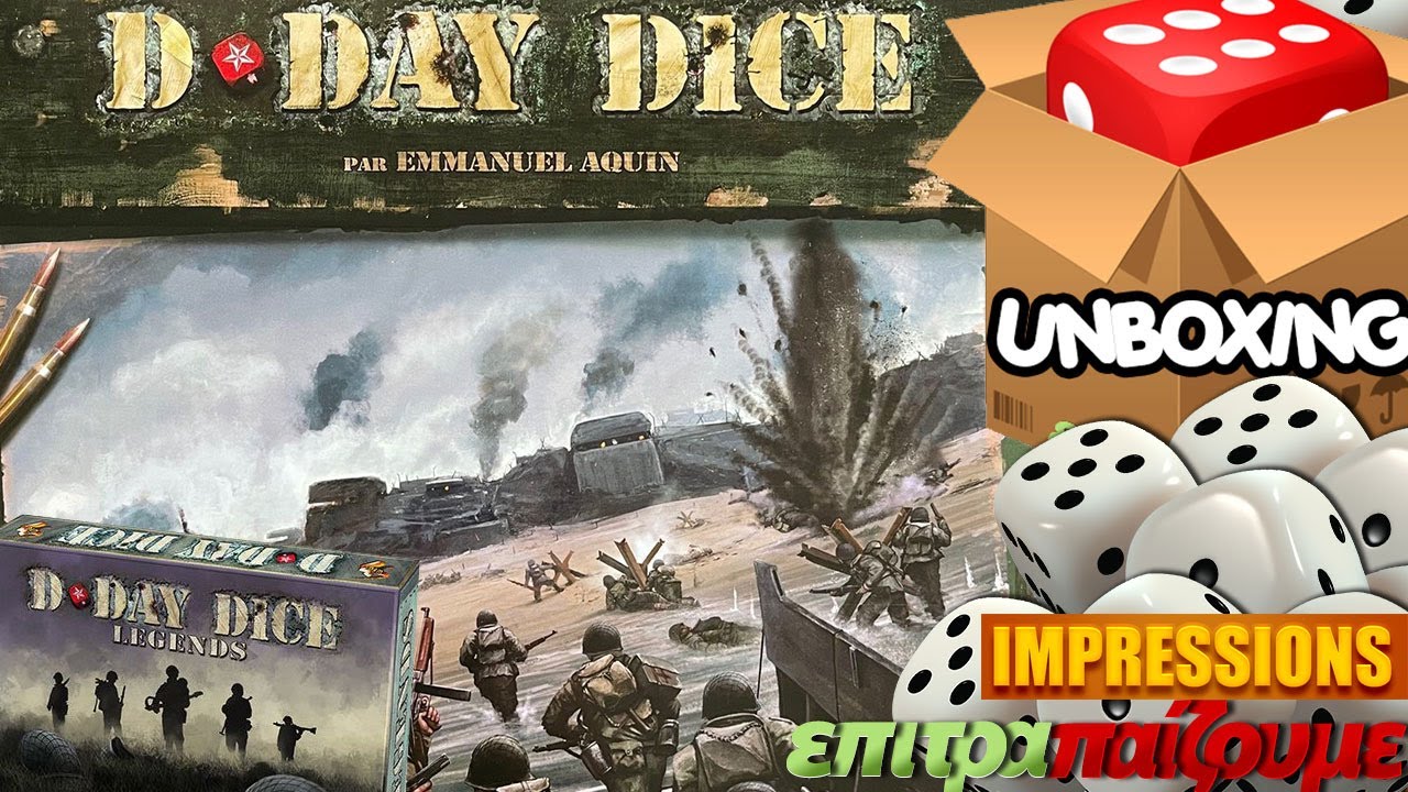 D-Day Dice (Second Edition) Legends - Unboxing & Impressions by ...
