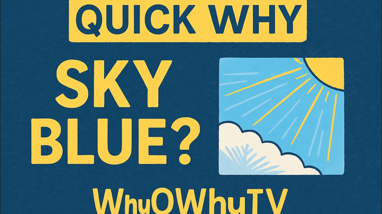 Quick WHY: Why Is the Sky Blue? 🌤️ Explained in 3 Minutes | WhyOWhyTV ...