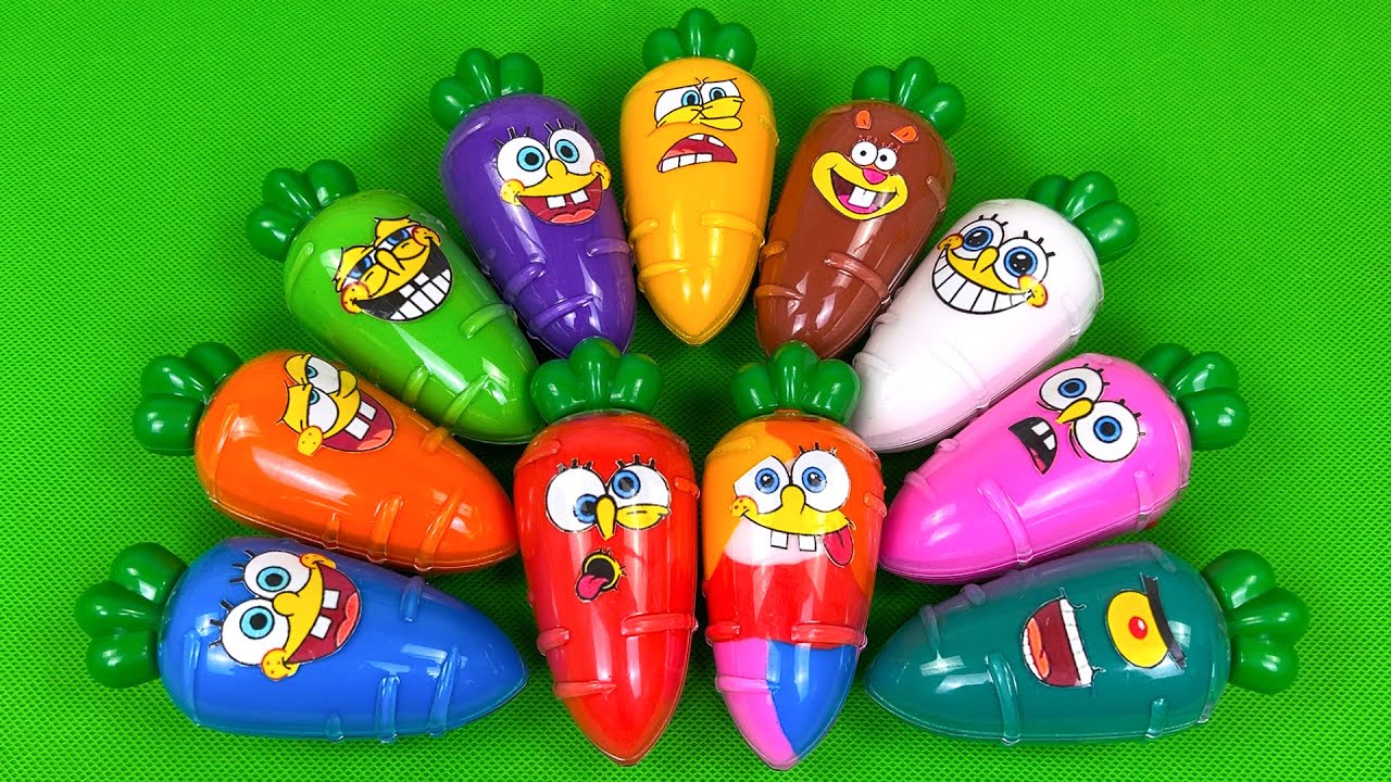 Mini Carrot On Street: Looking For SpongeBob With All Slime Colors ...