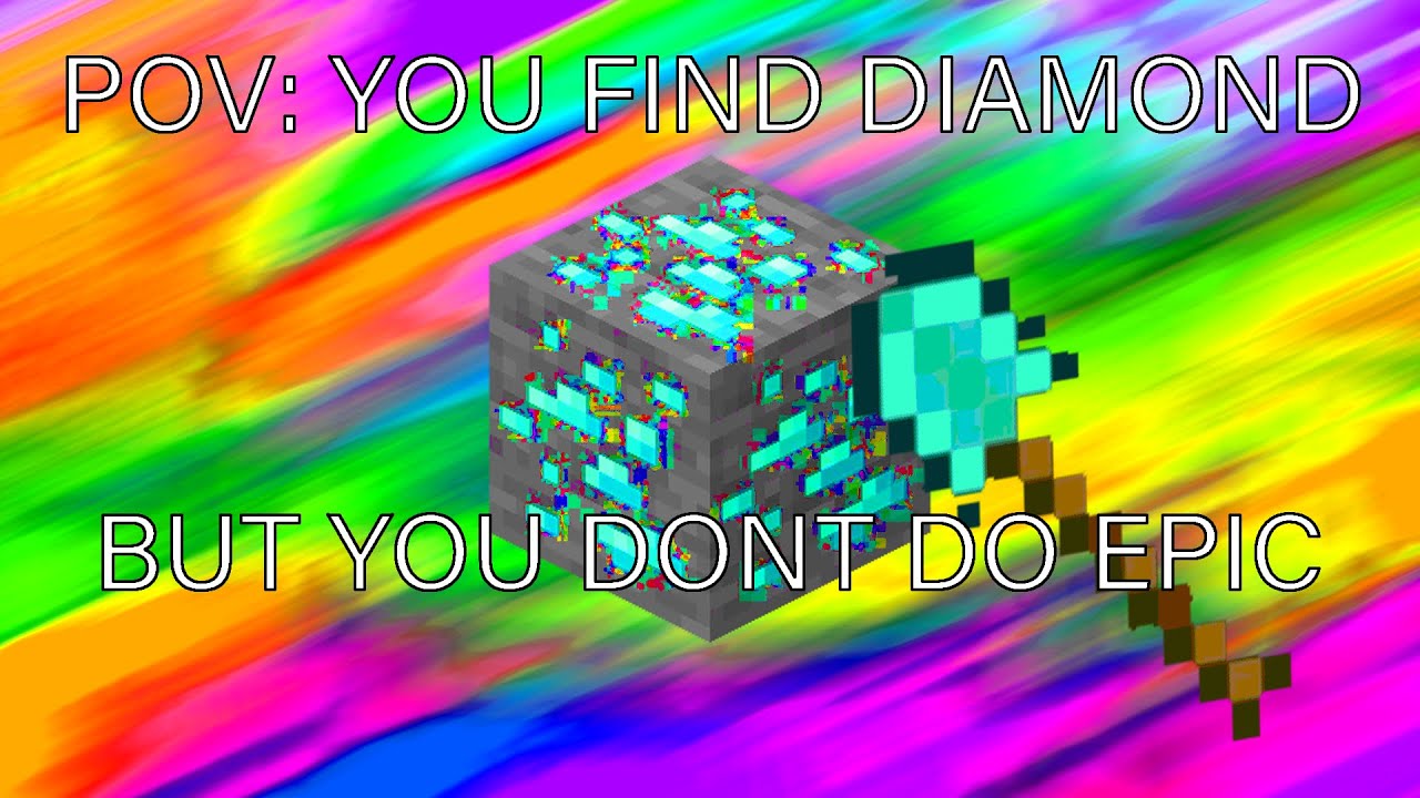 POV: Minecraft diamonds lost forever (VERY SAD) - YouTube