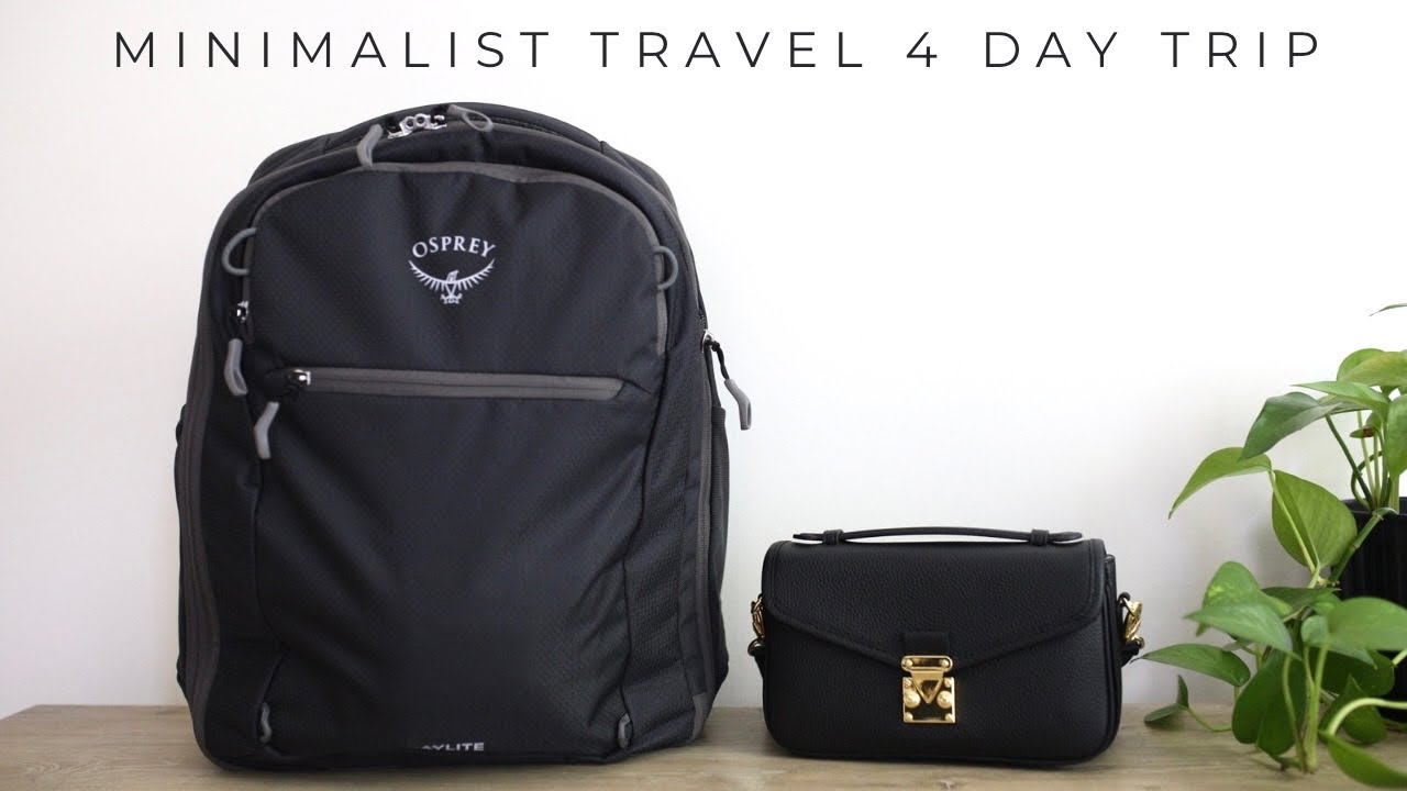 Minimalist Travel | Pack With Me, 4 Days - YouTube