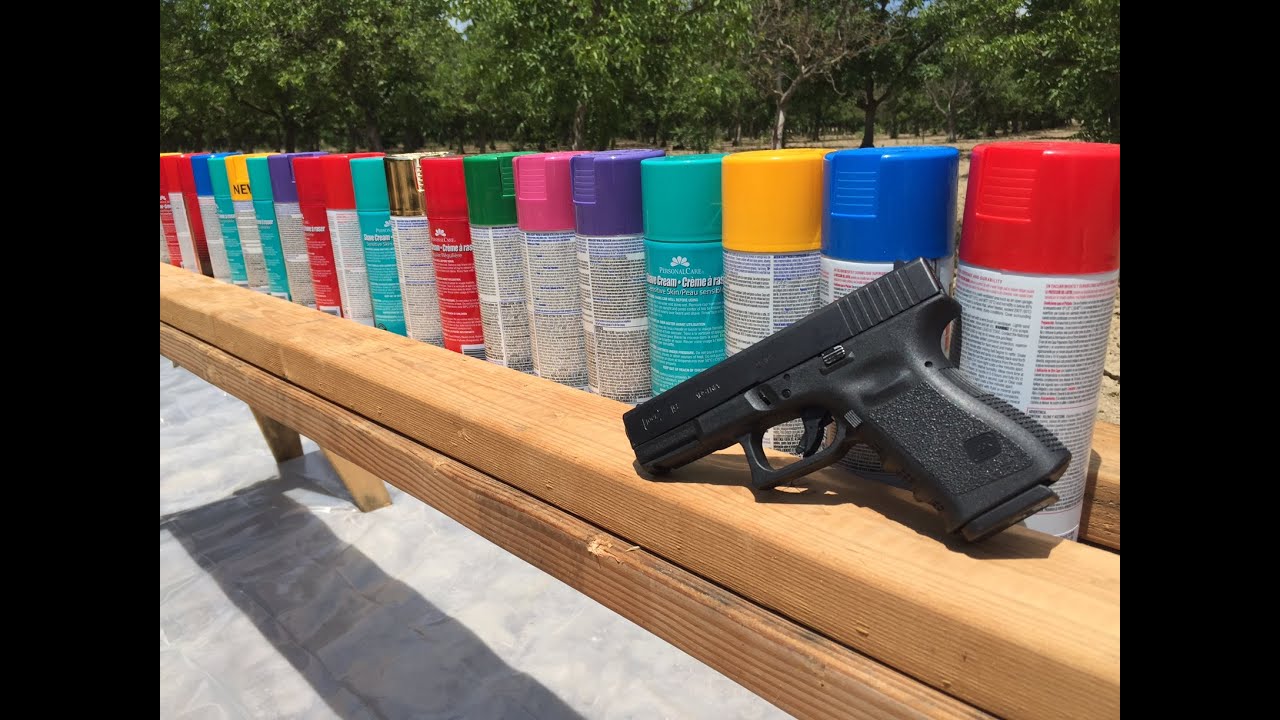 how many spray paints does it take to stop a bullet? - YouTube