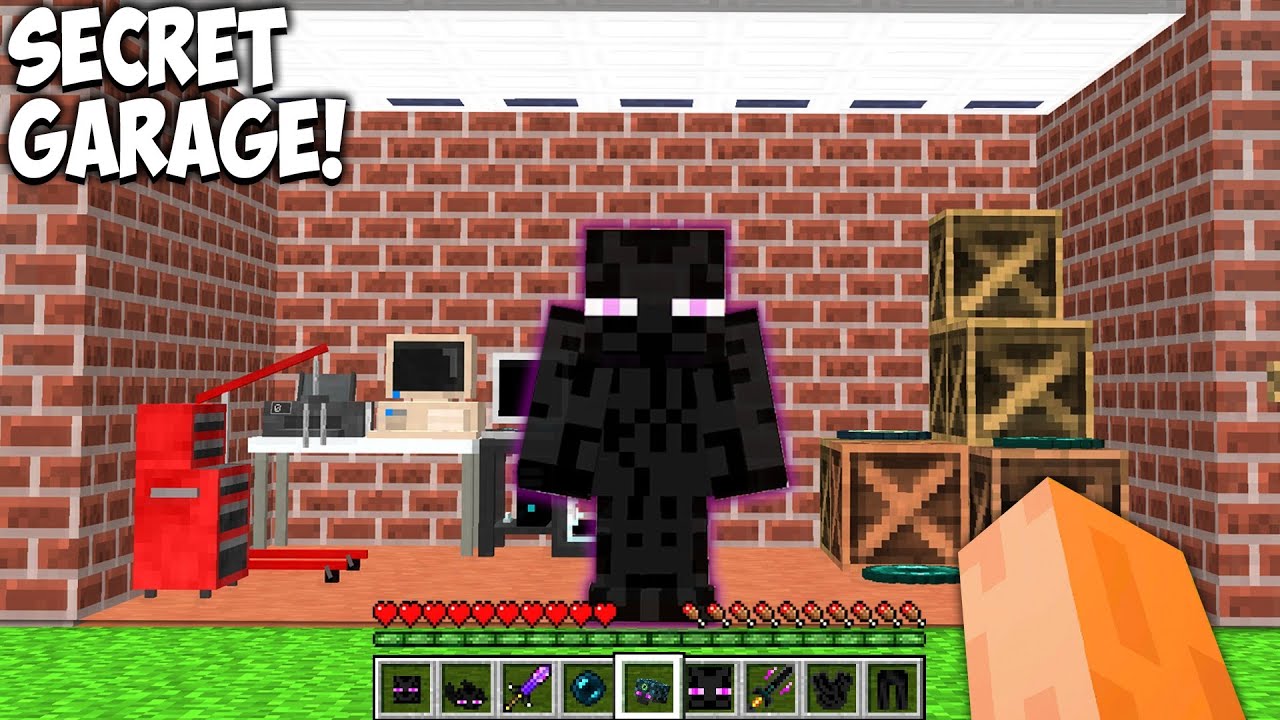 I found SUPERHERO ENDERMAN SECRET ARMOR with SUPERPOWERS in Minecraft ...