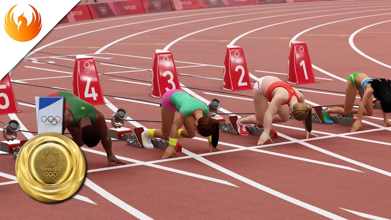 Olympic Games: Tokyo 2020 | 100m Sprint Gold Medal - YouTube