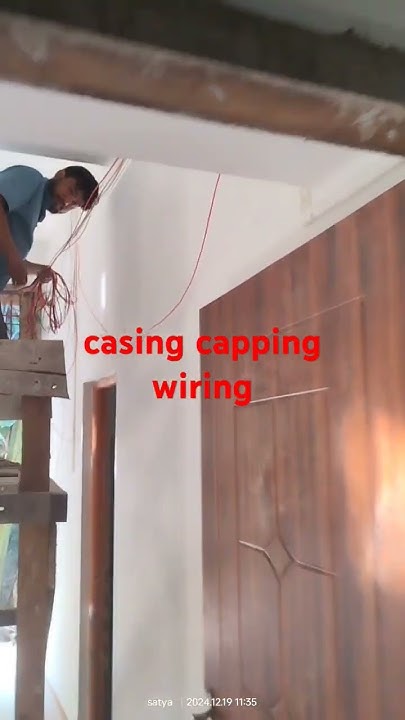 casing capping wiring - YouTube