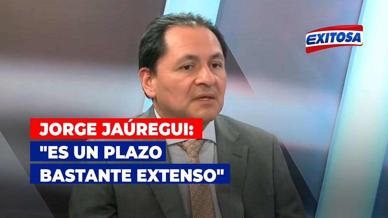 🔴🔵Jorge Jáuregui sobre adelanto de elecciones para abril de 2024: "Es ...