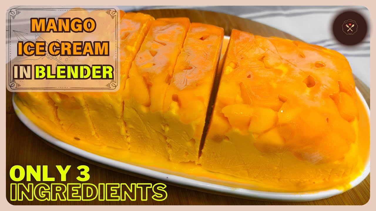 mango ice cream recipe | Easy Mango Ice Cream | Mango Ice Cream At Home ...