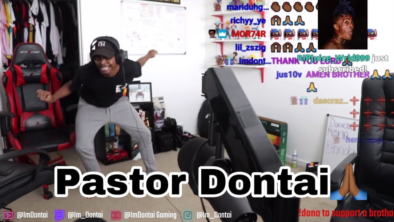 ImDontai Becomes a Pastor on Twitch Live and Has a Praise Break(Must ...
