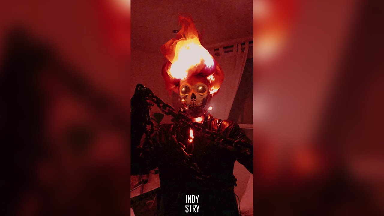 Ghost Rider Halloween Costume DIY flame fire mask #Shorts - YouTube