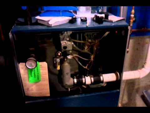 Unstable Flame on Startup Utica UB90-100 - YouTube