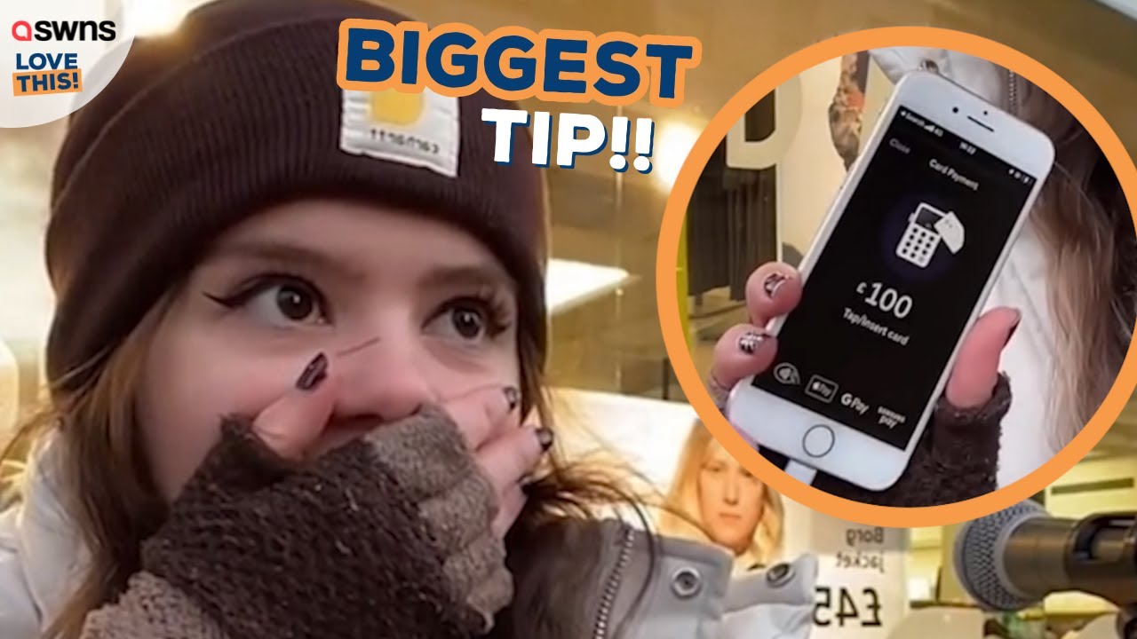 Shocked busker gets "biggest ever" tip from stranger - and offers to ...