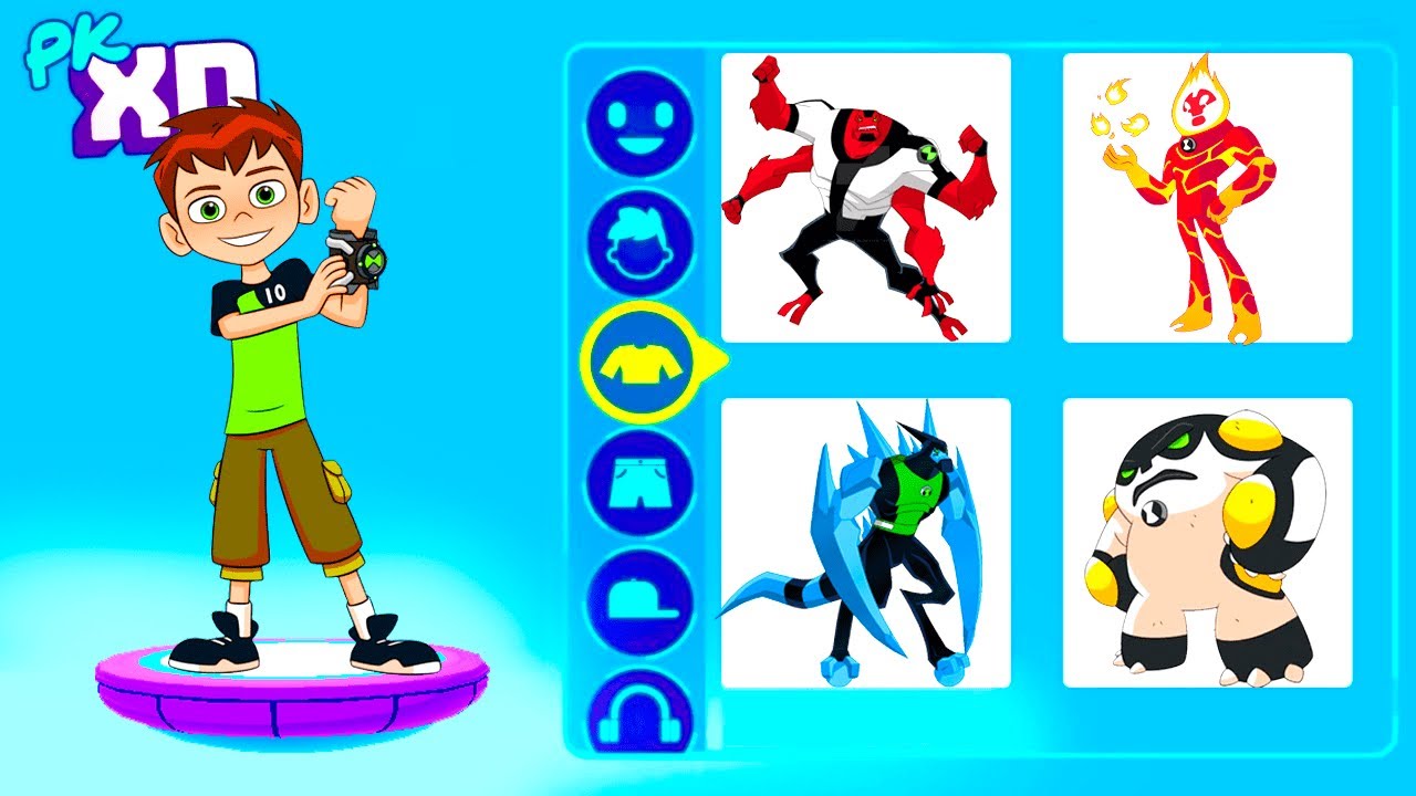 CRIEI O BEN 10 NO PK XD! *omnitrix com todos os aliens* - YouTube
