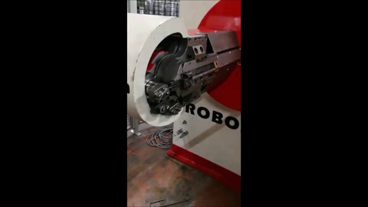 Robomac 310 wire bender used and revised - YouTube