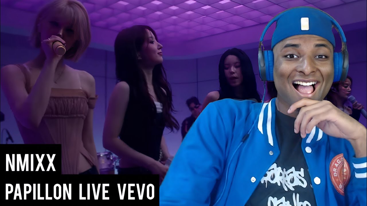 QUÉ TEMAZO! - REACCIONANDO A PAPILLON LIVE FROM VEVO - NMIXX REACTION ...