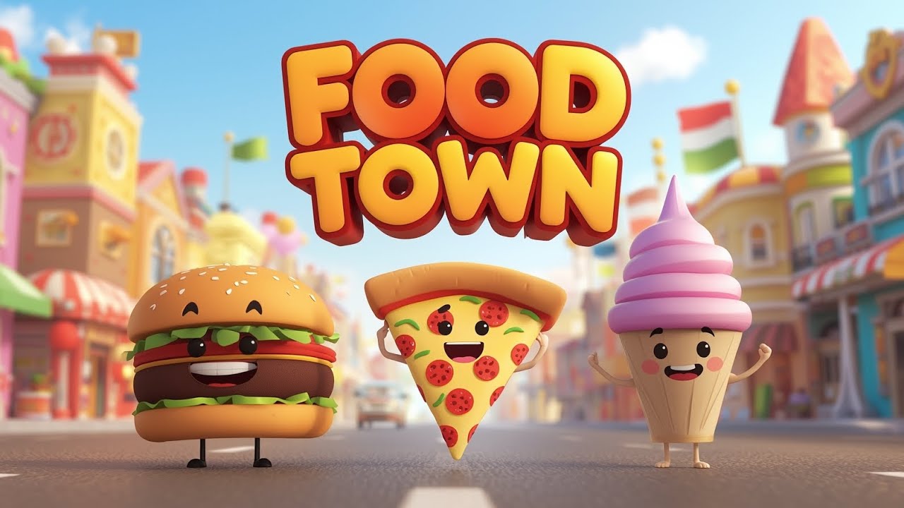 Food Town [S1_E4] | Fun 3D Cartoon for Kids | English Story - YouTube