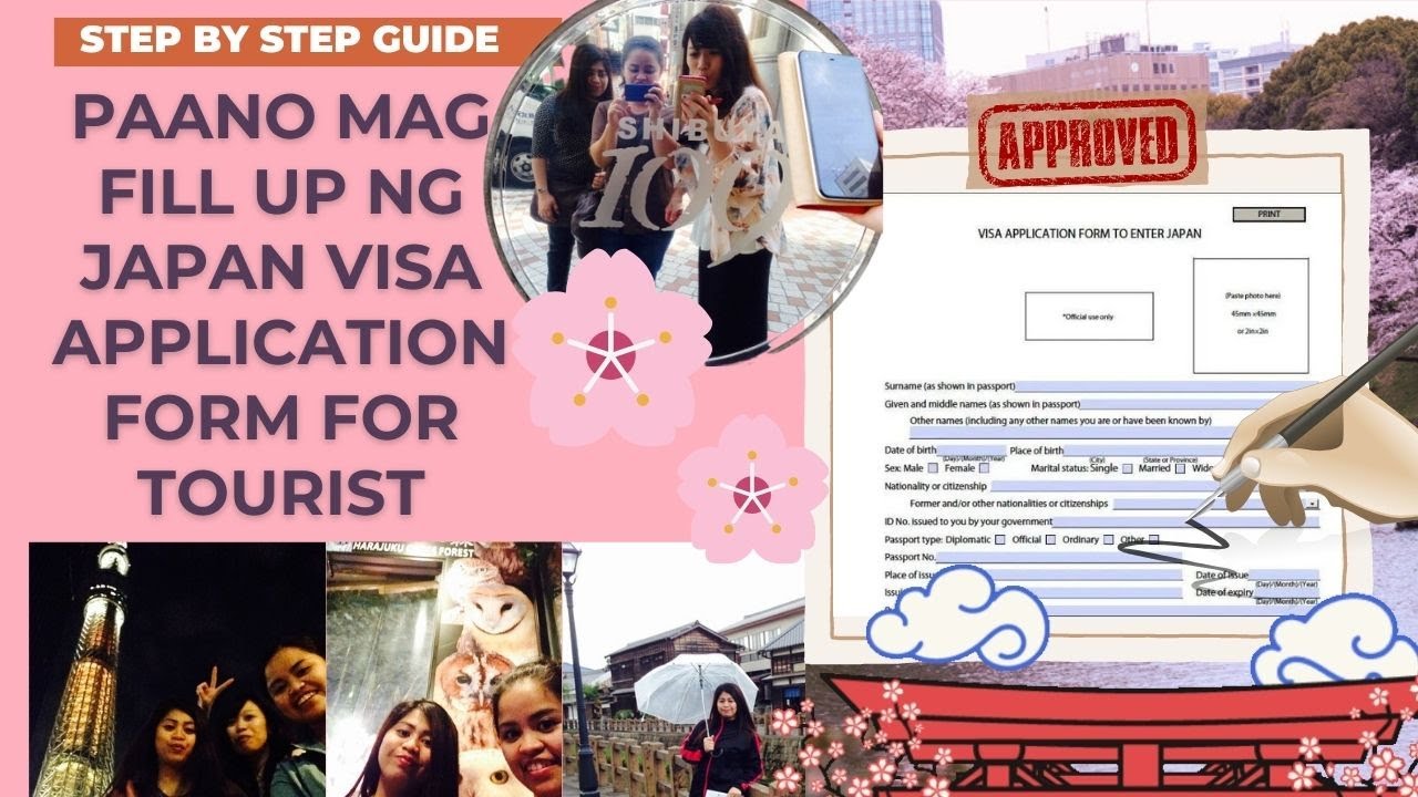JAPAN VISA : PAANO MAG FILL UP NG APPLICATION FORM FOR TOURIST 🇯🇵 ...