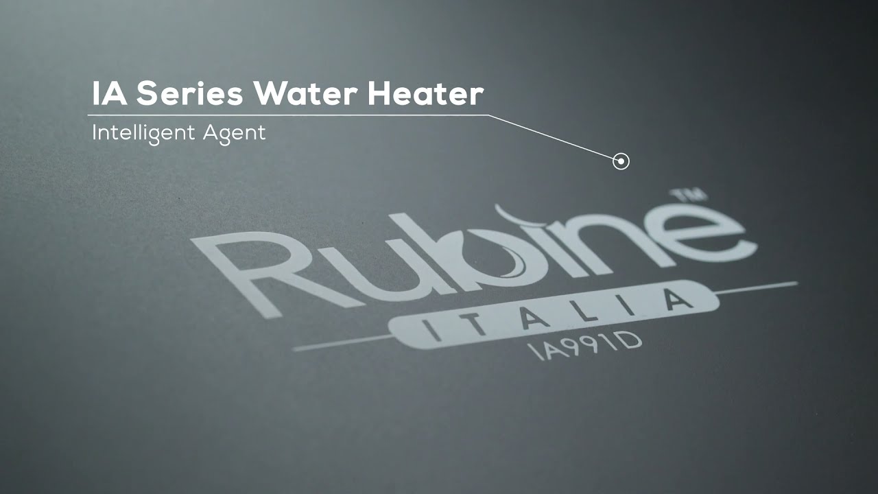 Rubine IA Series - Instant Water Heater - YouTube