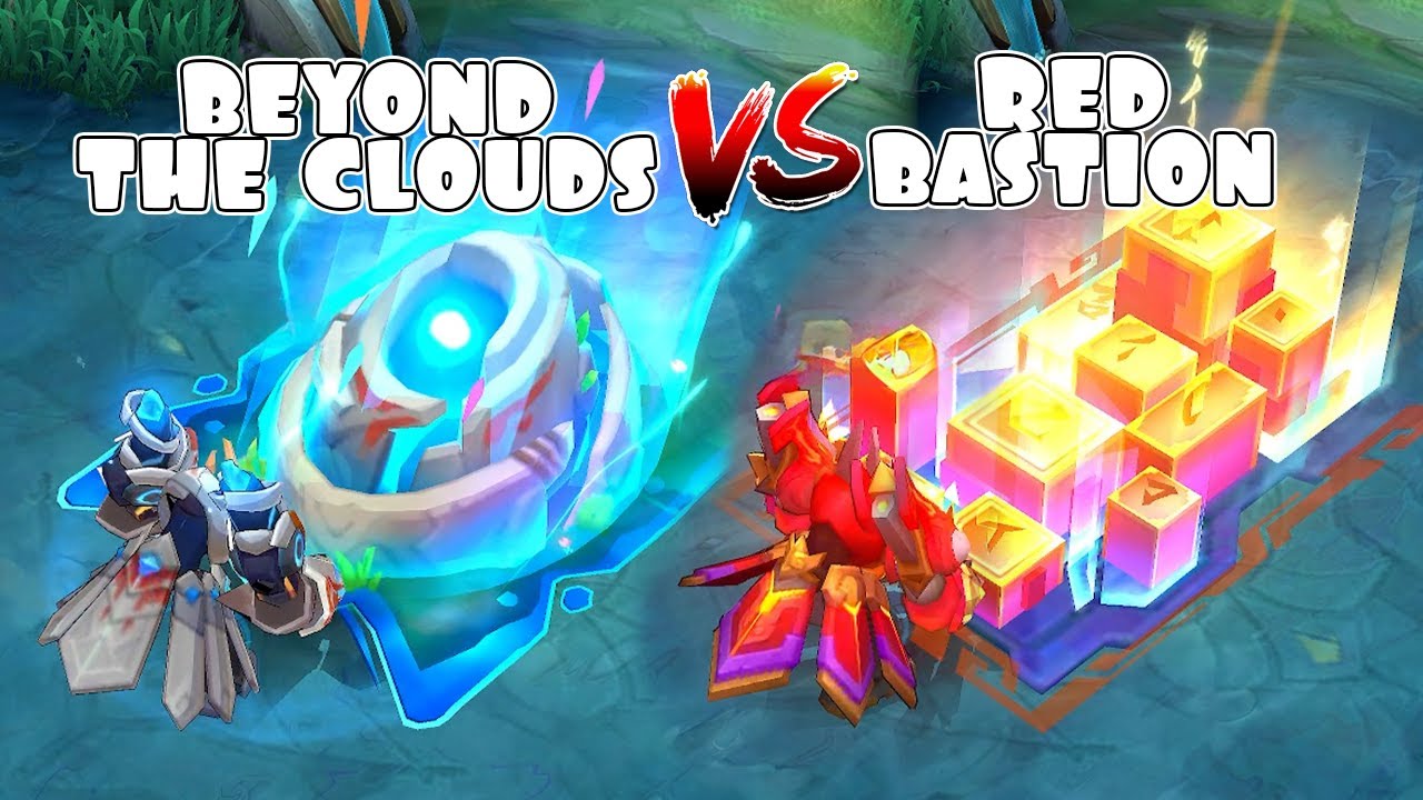 Edith Red Bastion VS Beyond the Clouds Skin Comparison - YouTube
