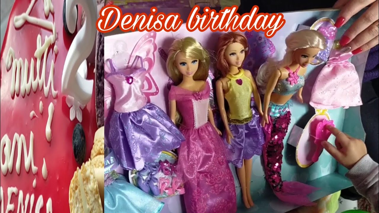 Denisa Birthday l Unboxing Gifts ll - YouTube