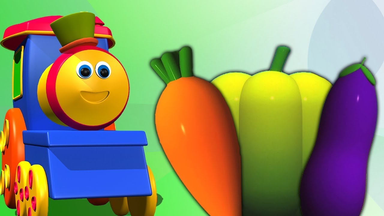 Bob el tren | verduras tren | de vídeo para los niños - YouTube