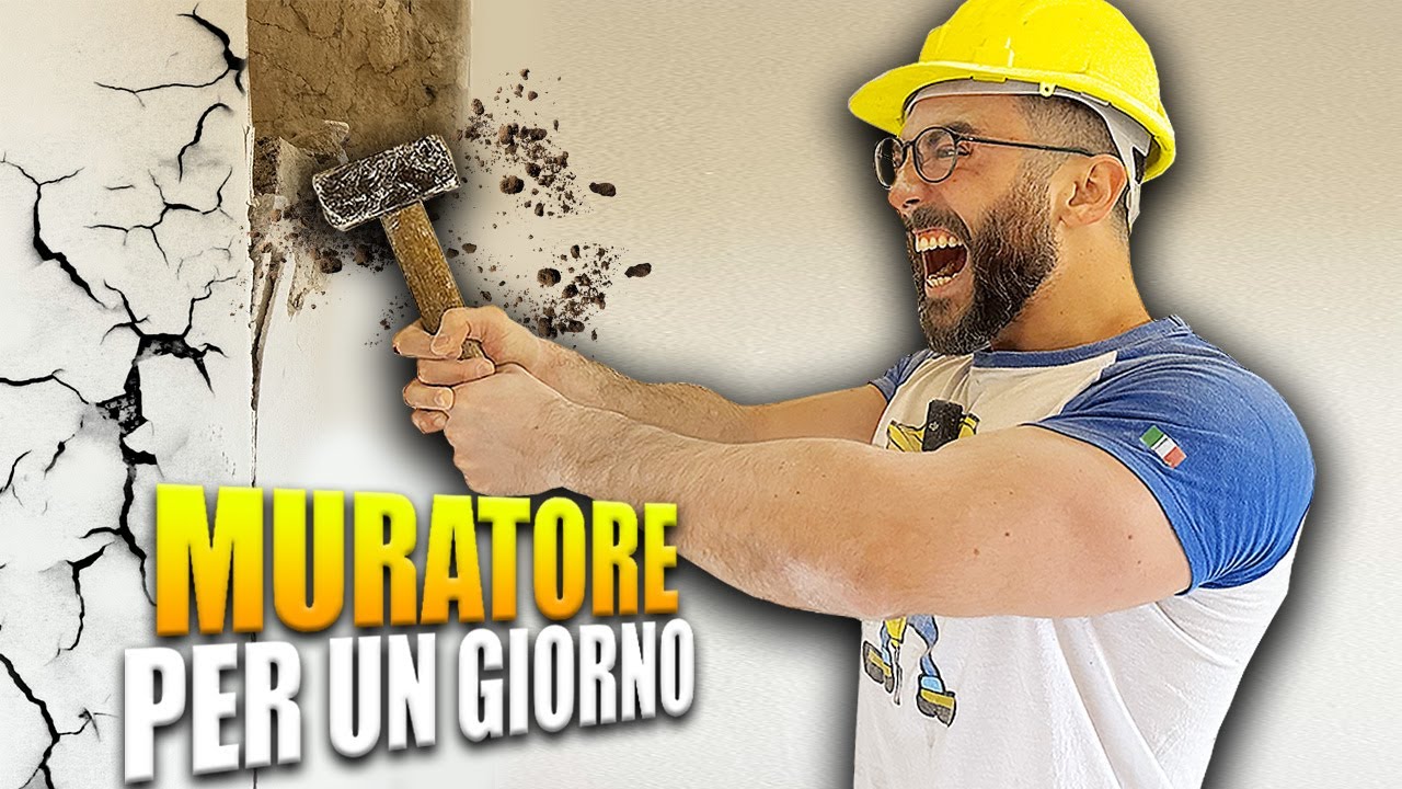 MURATORE PER UN GIORNO! *Devastante* | Lavori in Corso 2 🚧 Ep.4 - YouTube