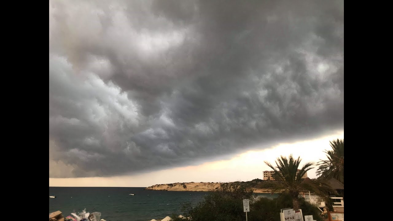 🌪🌊🌩Waiting For The Big Storm To Arrive Cyprus 2018🌩🌊🌪 - YouTube