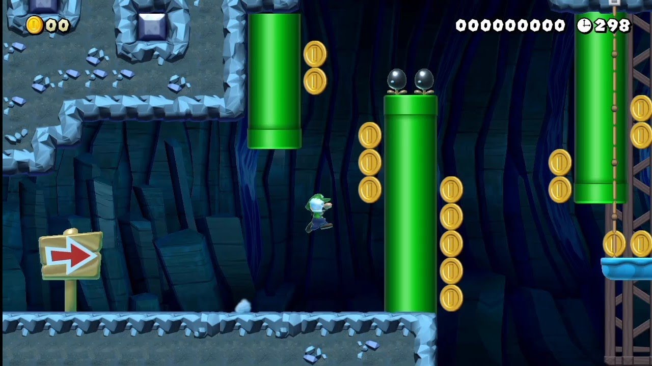 Underground Pipe Platforming by Cöökies SMM2 - YouTube