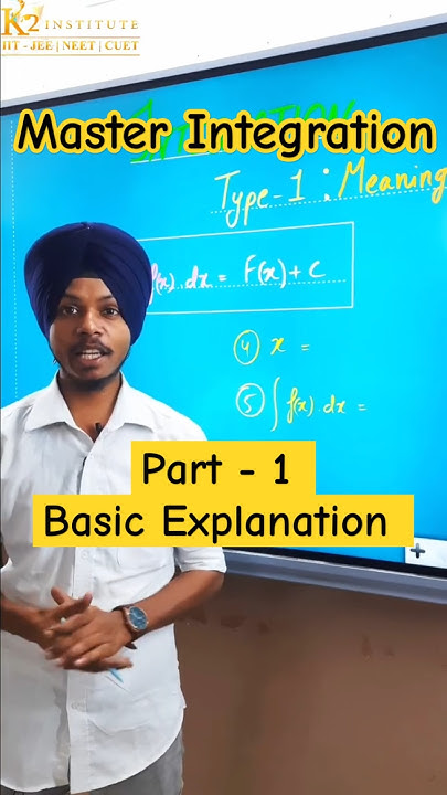 Master Integration | Part-1| In One Minute| CBSE Class 12 Maths | Basics Explained Fast # ...