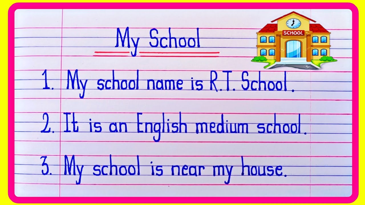 10 Lines Essay On My School In English | Essay On My School | 10 Lines ...