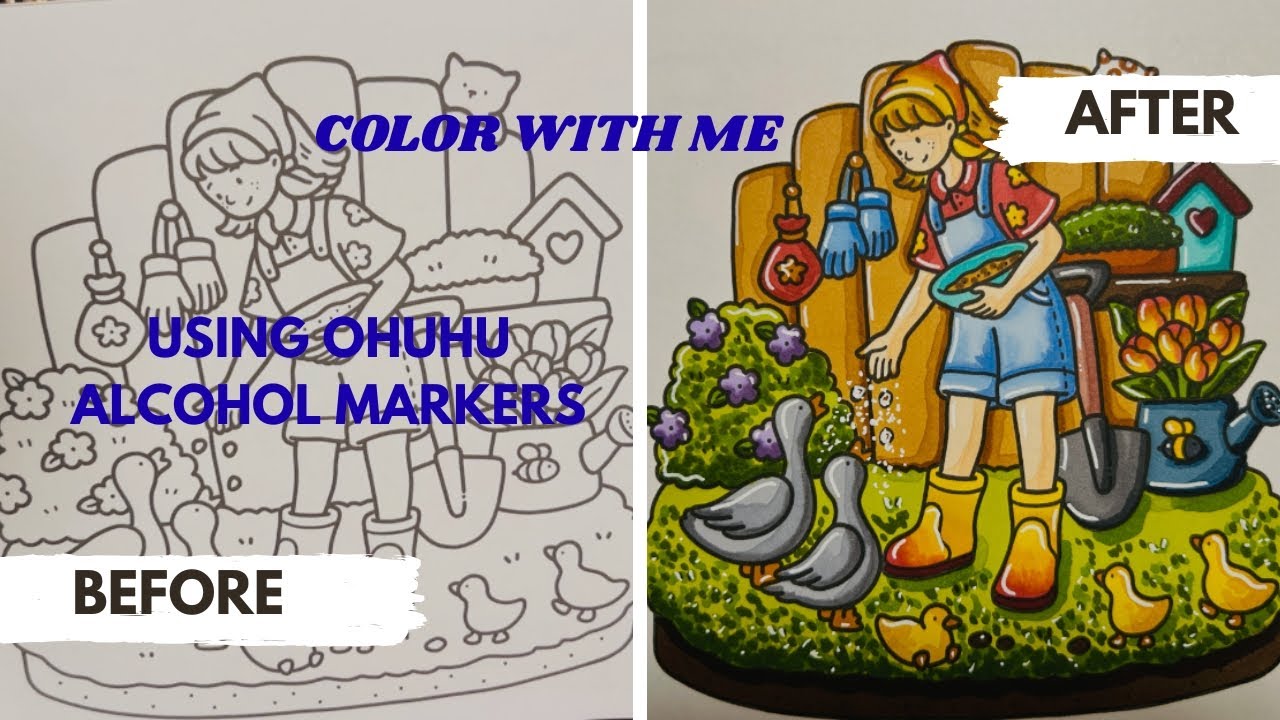 Color With Me | ASMR Marker Sounds | Coco Wyo Girl Moments Feeding ...