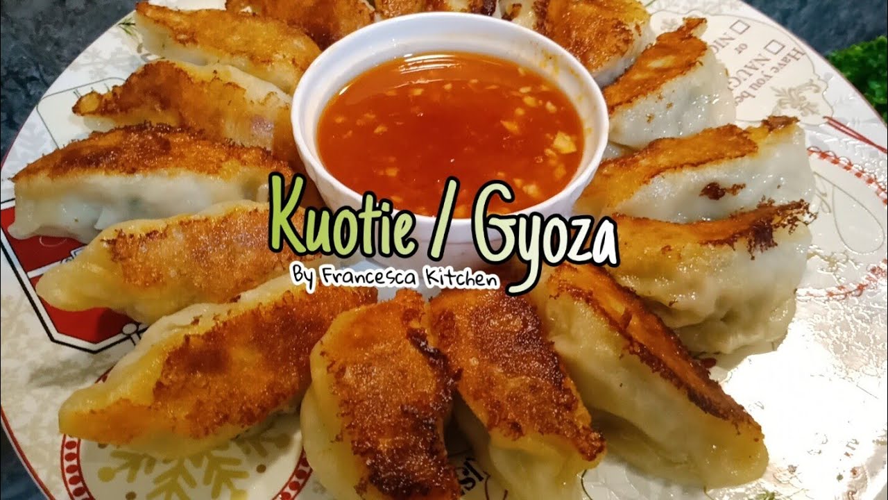 Cara Membuat Kuotie Ayam Ala Shantung / Gyoza / Dumpling - YouTube